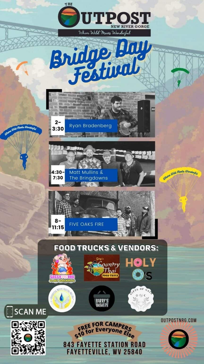 2022 Bridge Day Weekend - The Outpost – New River Gorge