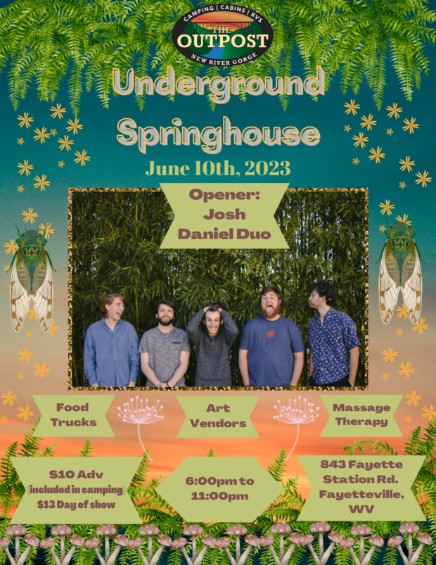 Underground Springhouse - 6/10/23 - The Outpost – New River Gorge